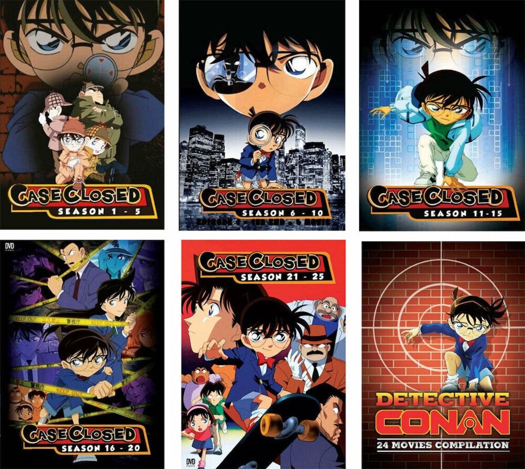Japan Anime DVD Detective Conan Case Closed Complete Season 1 - 25 + 24 ...