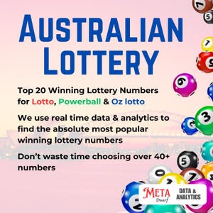 Australian Top 20 Winning Numbers for Powerball Oz Lotto Saturday Lotto ...