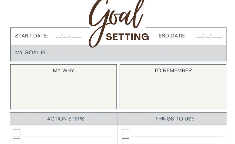 Goal Setting Planner 2023 Goal Maker Achieve Goals Journalling Diary ...