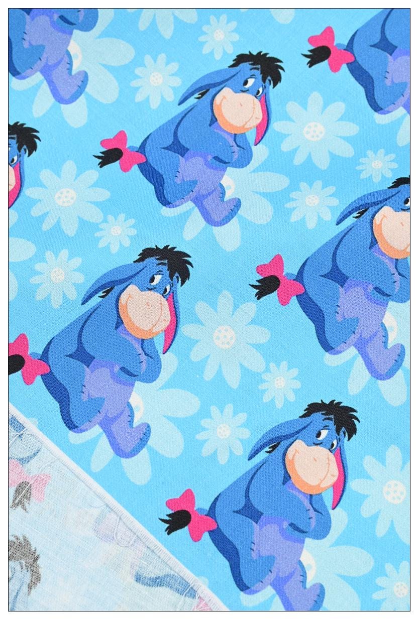 Winnie the Pooh Fabric Eeyore Fabric Cartoon Fabric Anime Cotton Fabric ...