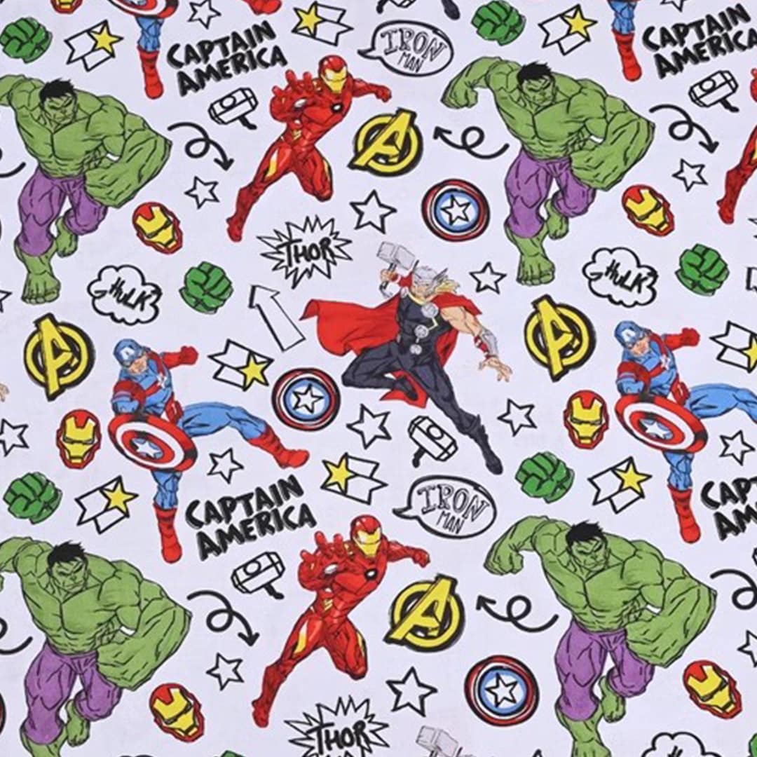 Marvel Avengers Fabric Captain America Fabric Cartoon Fabric Anime ...