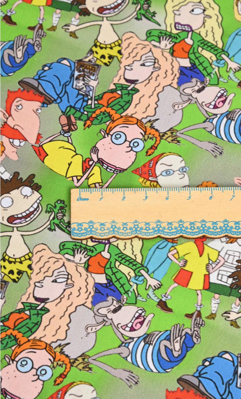 Rugrats Go Wild Fabric Rugrats Fabric Cartoon Fabric Anime Cotton ...