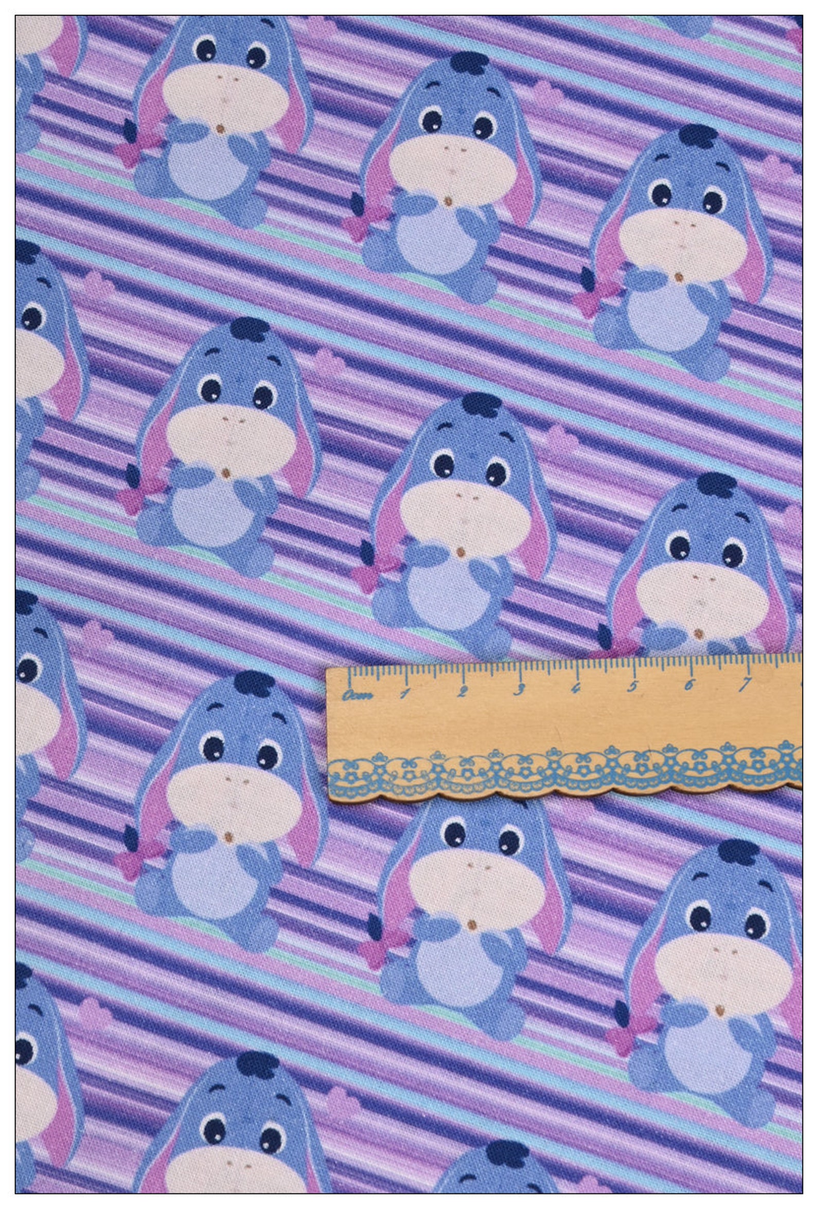 Winnie the Pooh Fabric Eeyore Fabric Cartoon Fabric Anime Cotton Fabric ...