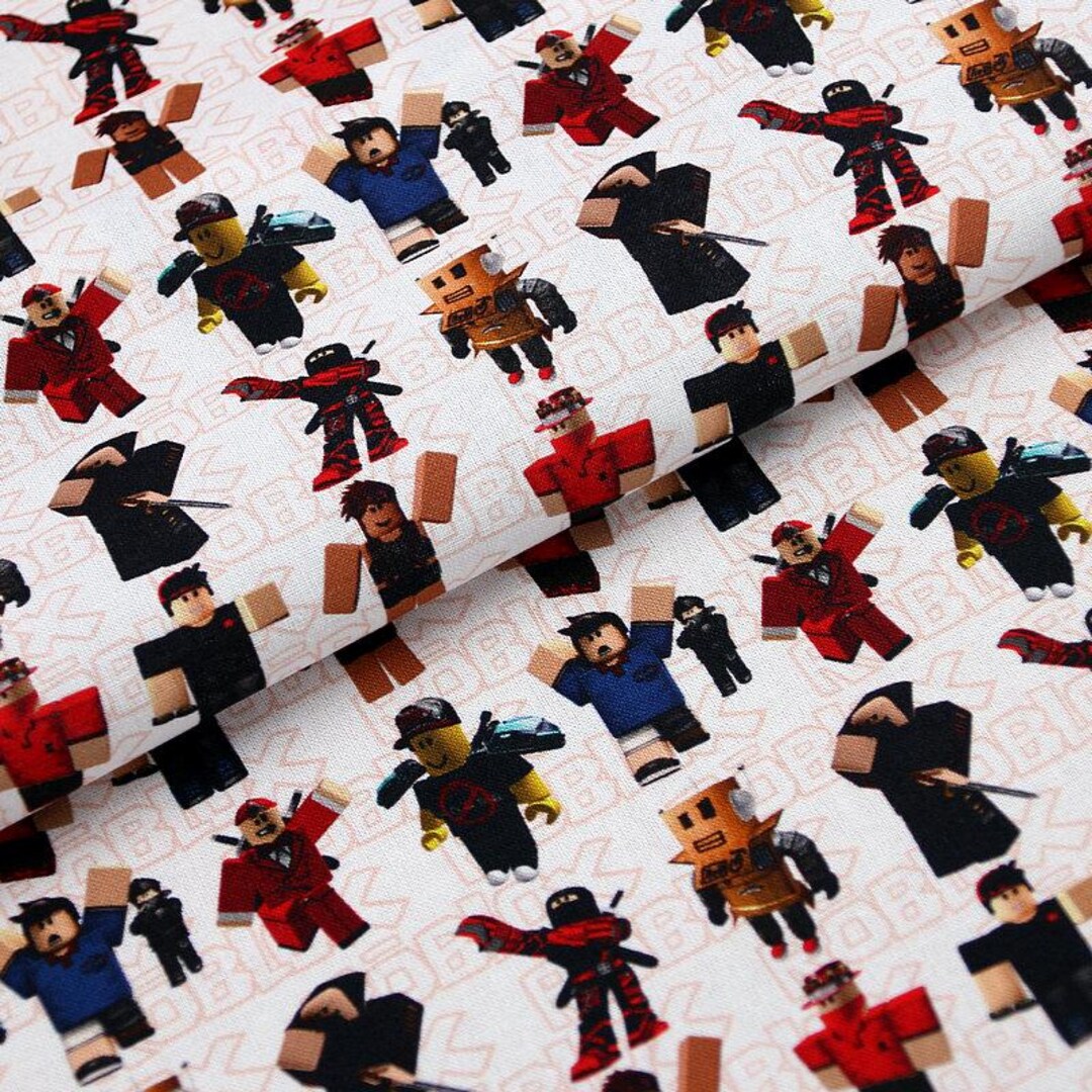 Video Game Fabric Fun Game Fabric Cartoon Fabric Anime Cotton Fabric By ...