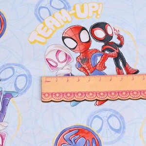 Spiderman Fabric Cartoon Fabric Anime Cotton Fabric by the Half Yard - Etsy
