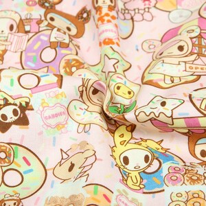 Tokidoki Fabric Unicorn Donutella Fabric Cartoon Fabric Anime Cotton ...