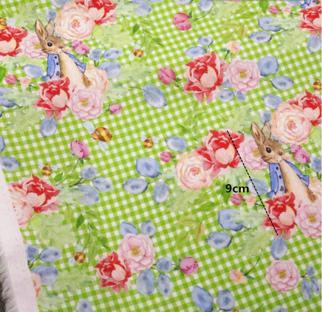Peter Rabbit Fabric Beatrix Potter Fabric Cartoon Fabric Anime Cotton ...