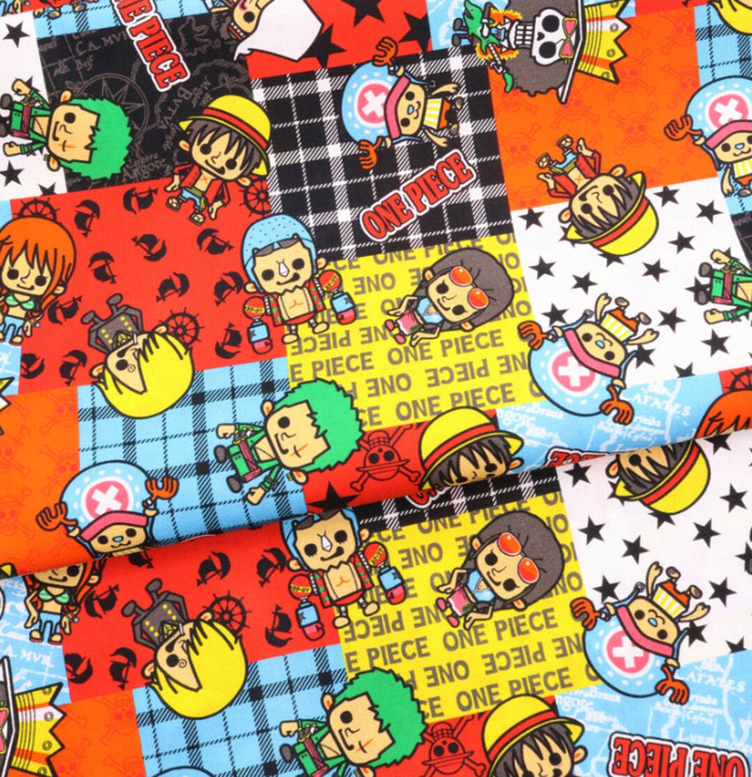 Japanese Anime Fabric Cartoon Fabric Anime Cotton Fabric by the Half ...