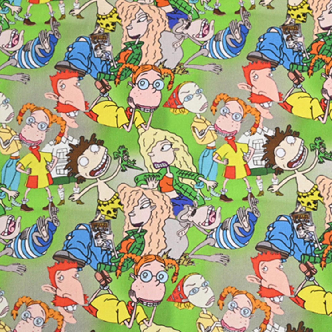 Rugrats Go Wild Fabric Rugrats Fabric Cartoon Fabric Anime Cotton ...