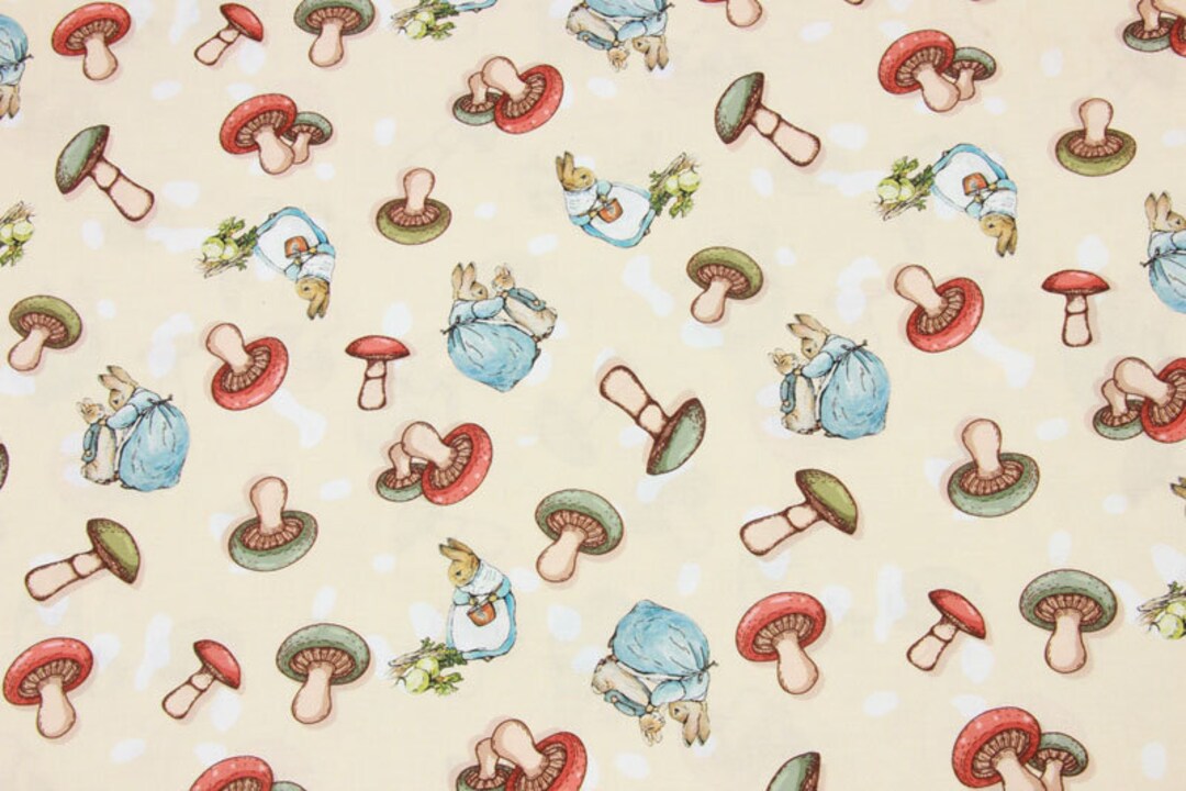 Peter Rabbit Fabric Beatrix Potter Fabric Cartoon Fabric Anime Cotton ...
