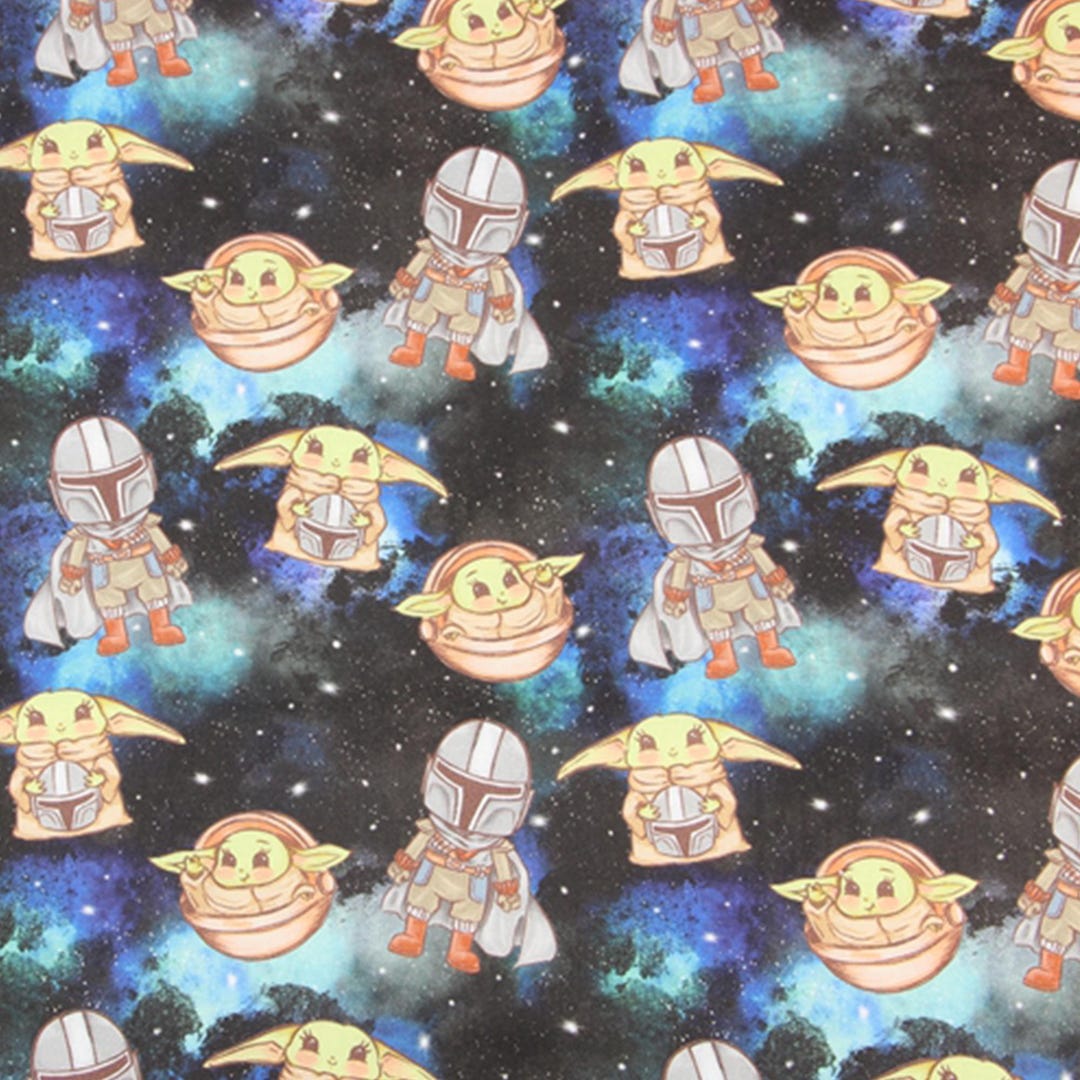 Star Wars Fabric Baby Yoda Fabric the Mandalorian Cartoon Fabric Anime ...