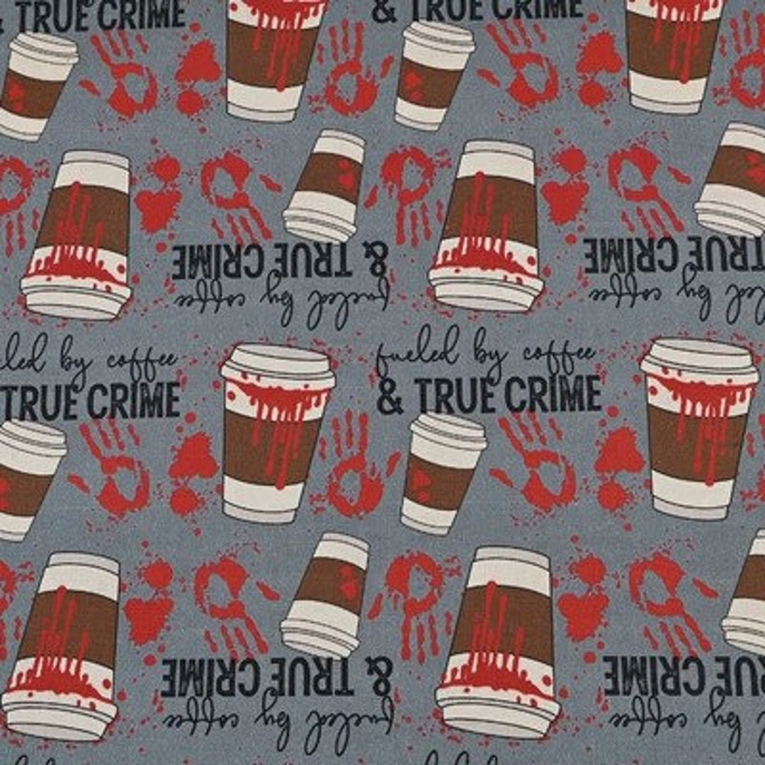 True Crime Fabric Coffee and True Crime Fabric Cartoon Fabric Anime ...