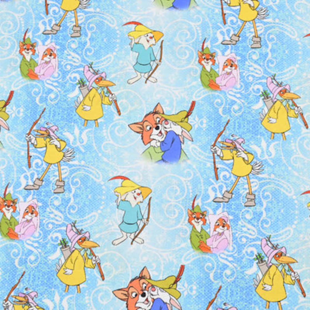 Disney Zootopia Fabric Judy Hopps Rabbit Bunny Nick Wilde Fabric Wily ...