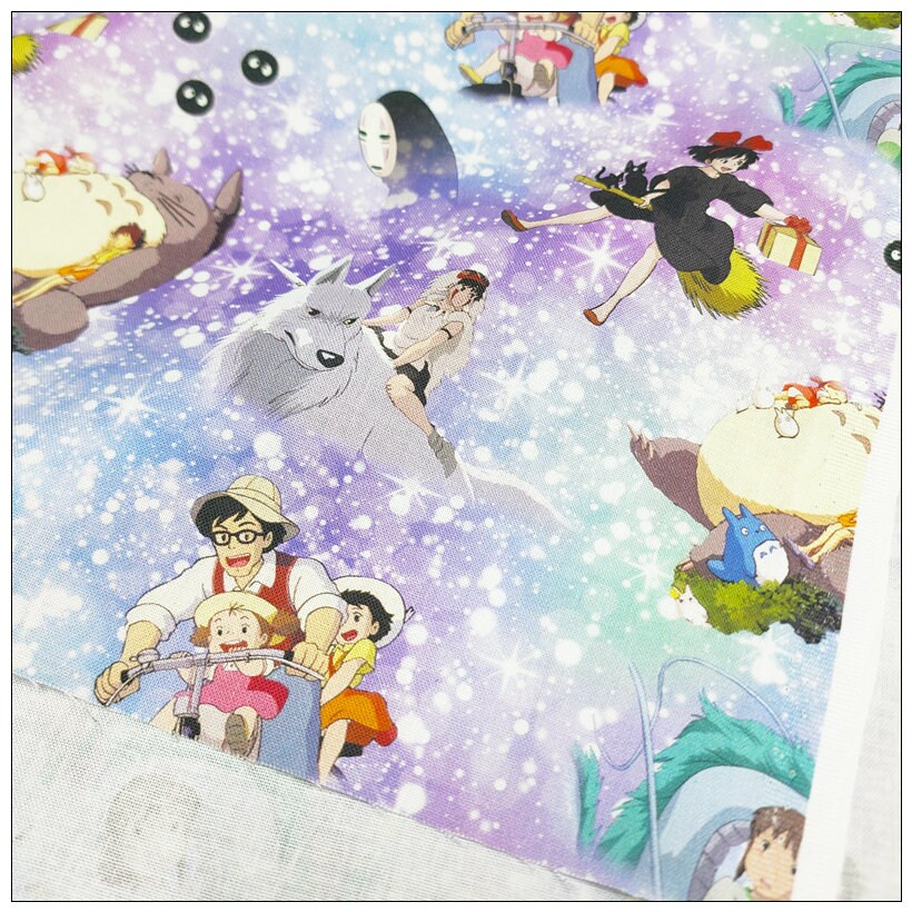 Japanese Animation Fabric Cartoon Fabric Anime Cotton Fabric - Etsy