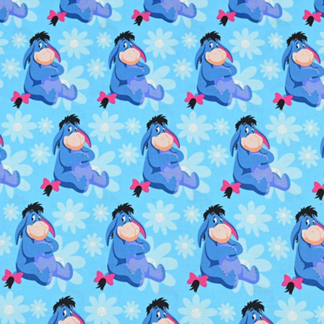 Winnie the Pooh Fabric Eeyore Fabric Cartoon Fabric Anime Cotton Fabric ...