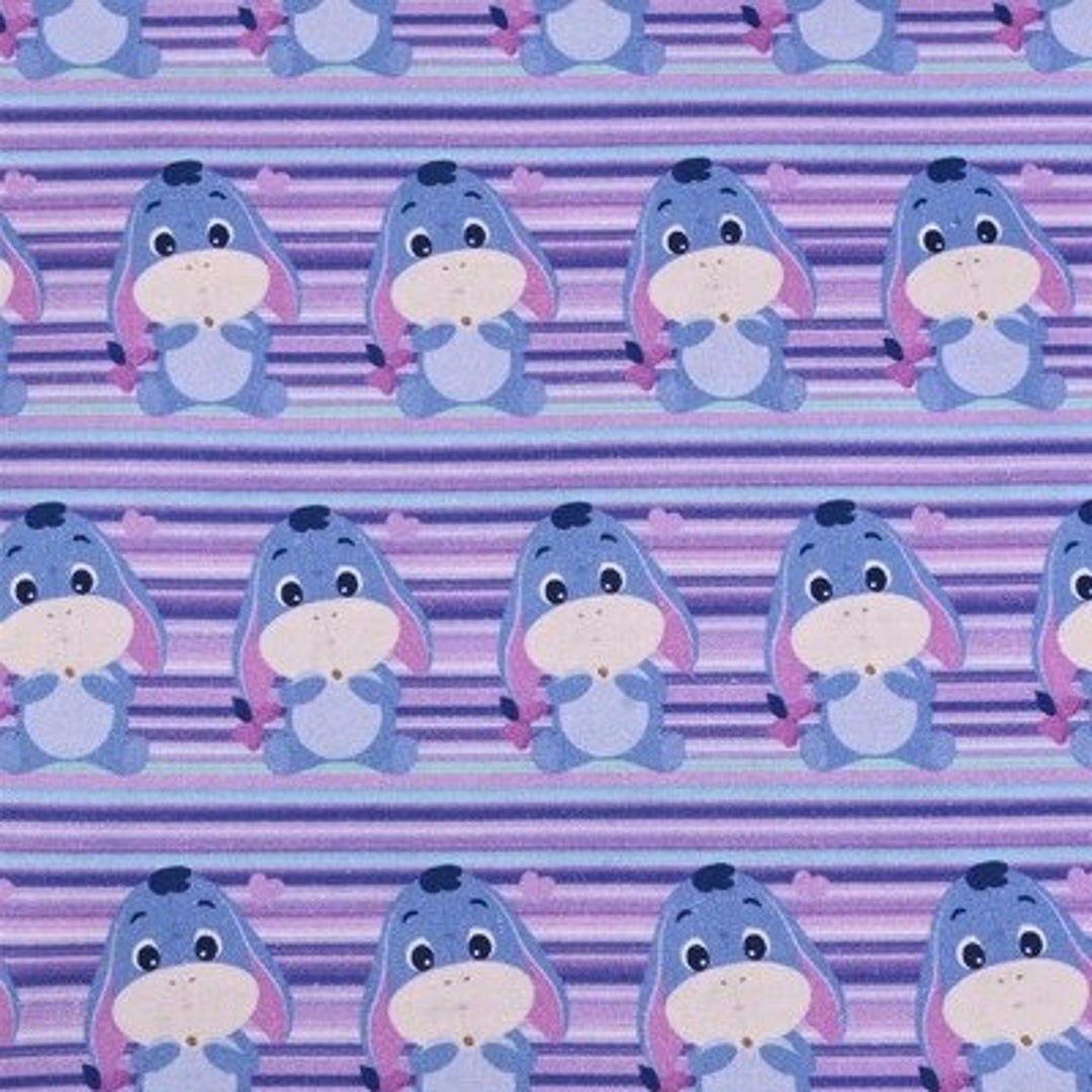 Winnie the Pooh Fabric Eeyore Fabric Cartoon Fabric Anime Cotton Fabric ...