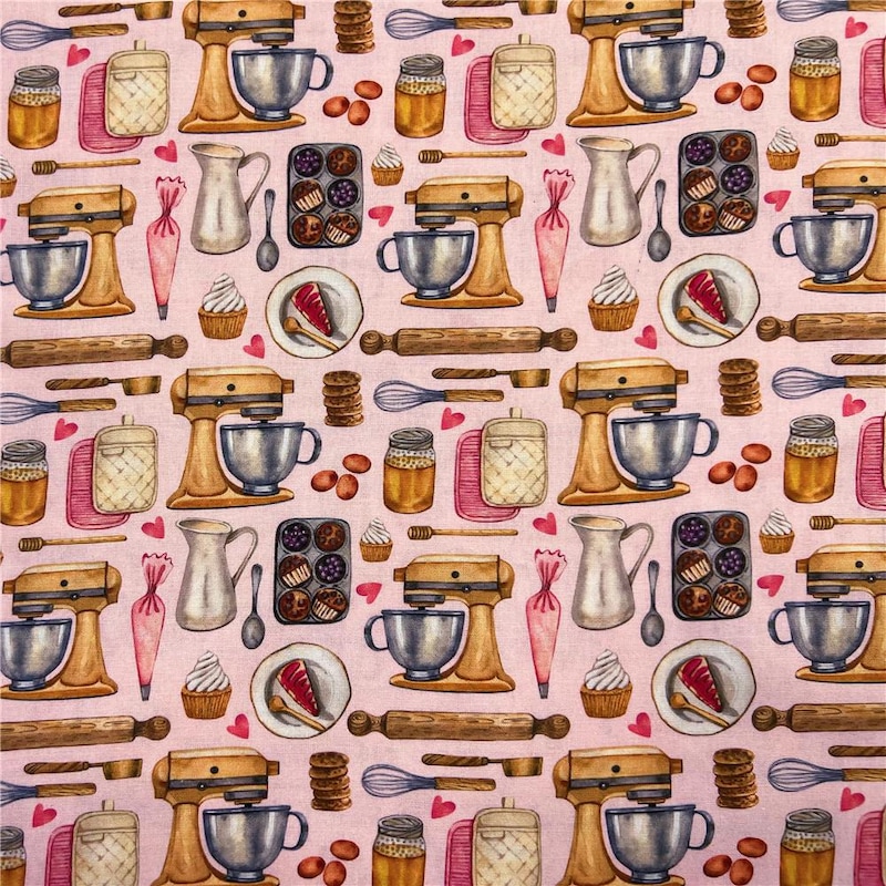 Kitchen Themes Fabric - Etsy