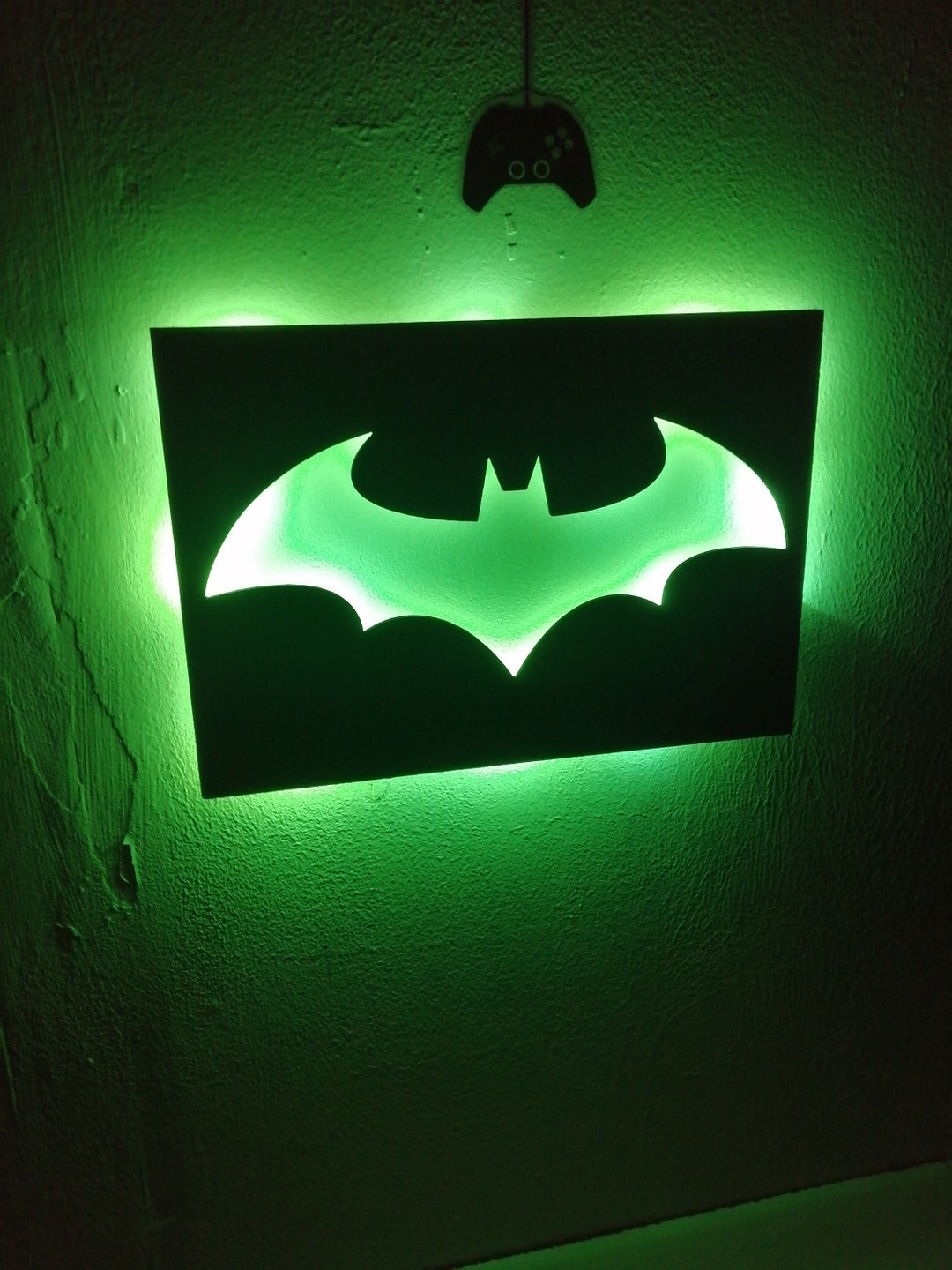 Lighted Batman Logo Sign - Etsy