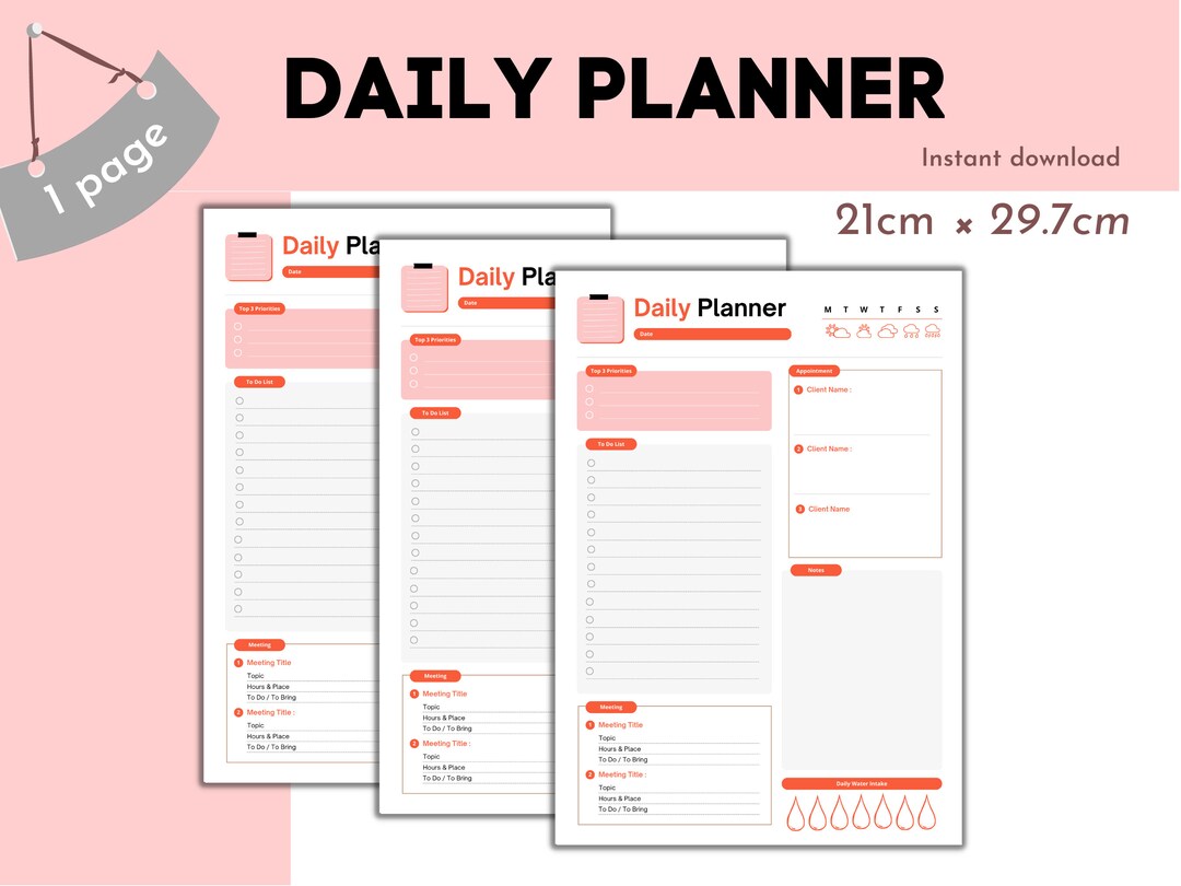 Printable Small Business Planner Entrepreneur Planner Business ...
