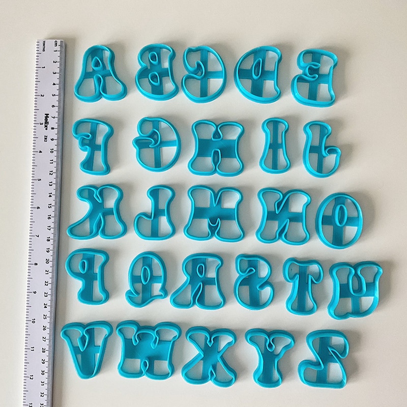 Alphabet Cookie Cutter Set - Etsy