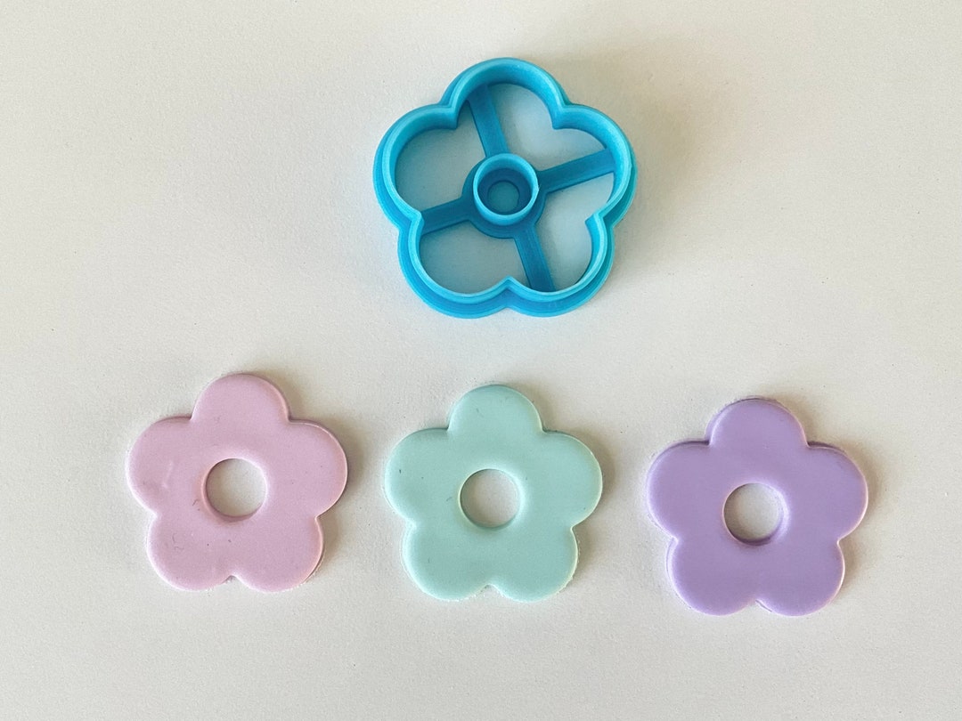 Daisy Flower Polymer Clay Cutter 5 Petal Daisy Clay Cutters Polymer ...