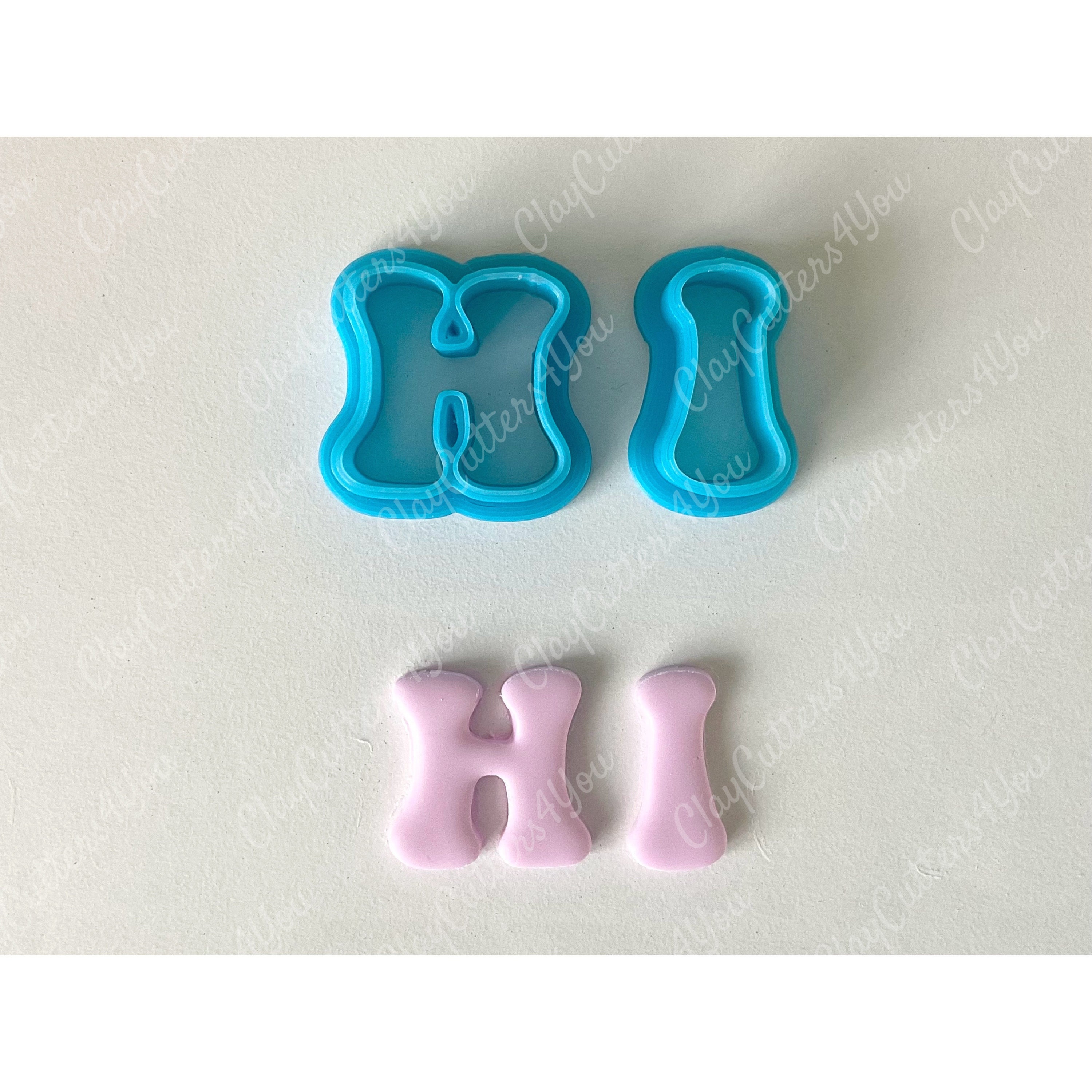Alphabet Clay Cutters Full English Alphabet Clay Cutters Mini Letters ...