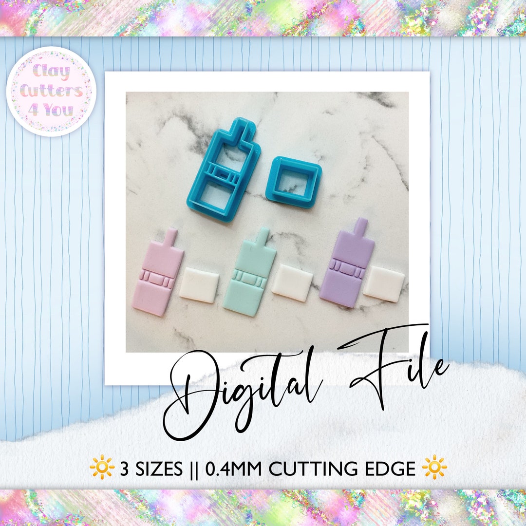 Book Clay Cutter STL Digital File Notebook Clay Cutter Digital File ...