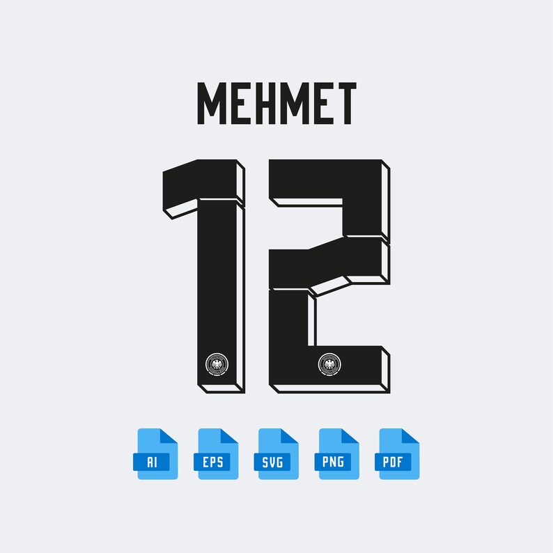 Germany 2024 Font Vector Set | Svg, AI, Eps, Pdf, Png, Otf, Ttf ...