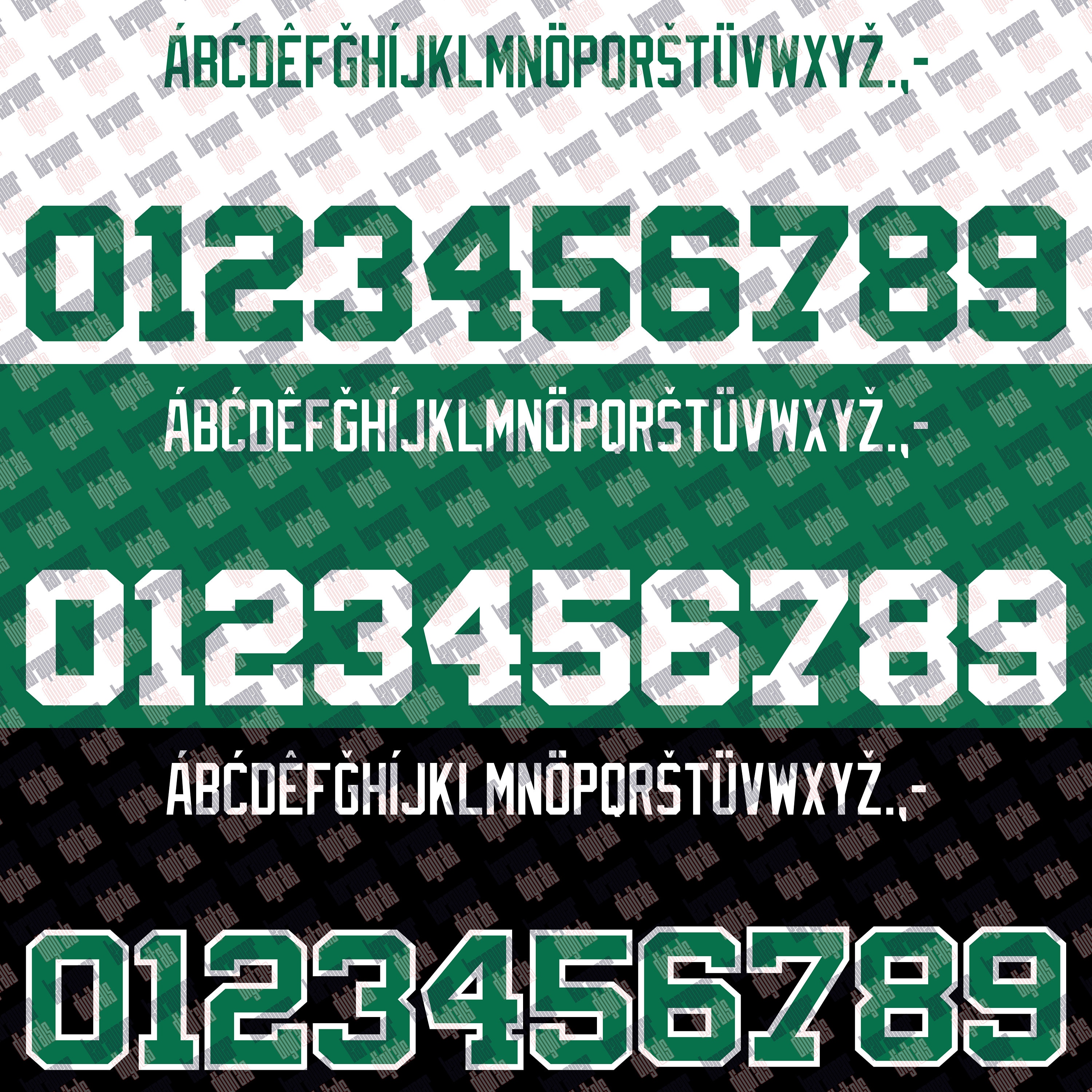 Font Vector Boston 2024 Digital Download AI, Eps, Svg, Pdf, Png, Otf ...