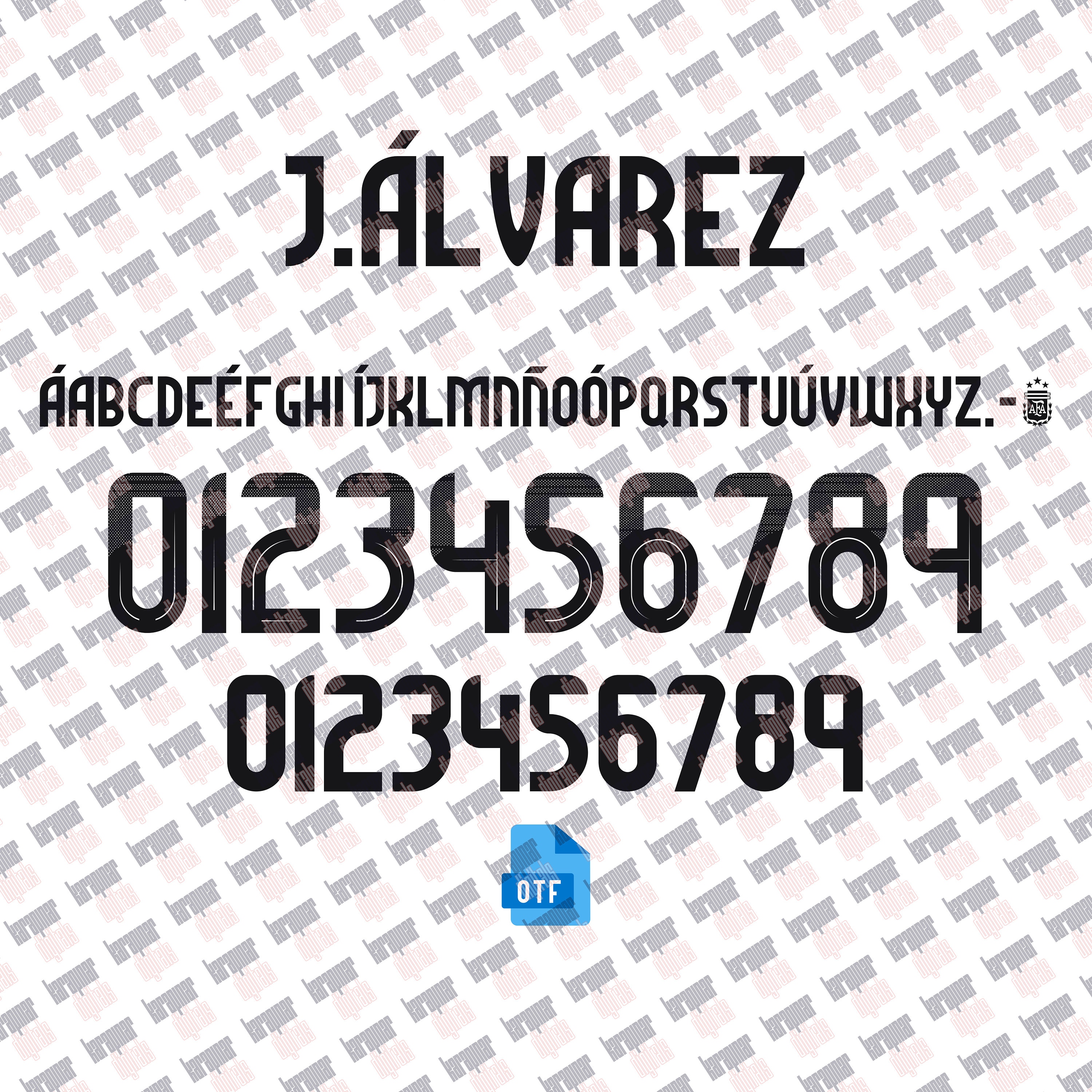 Font Vector Argentina 2024 Copa America Font AI, Eps, Svg, Png, Pdf ...