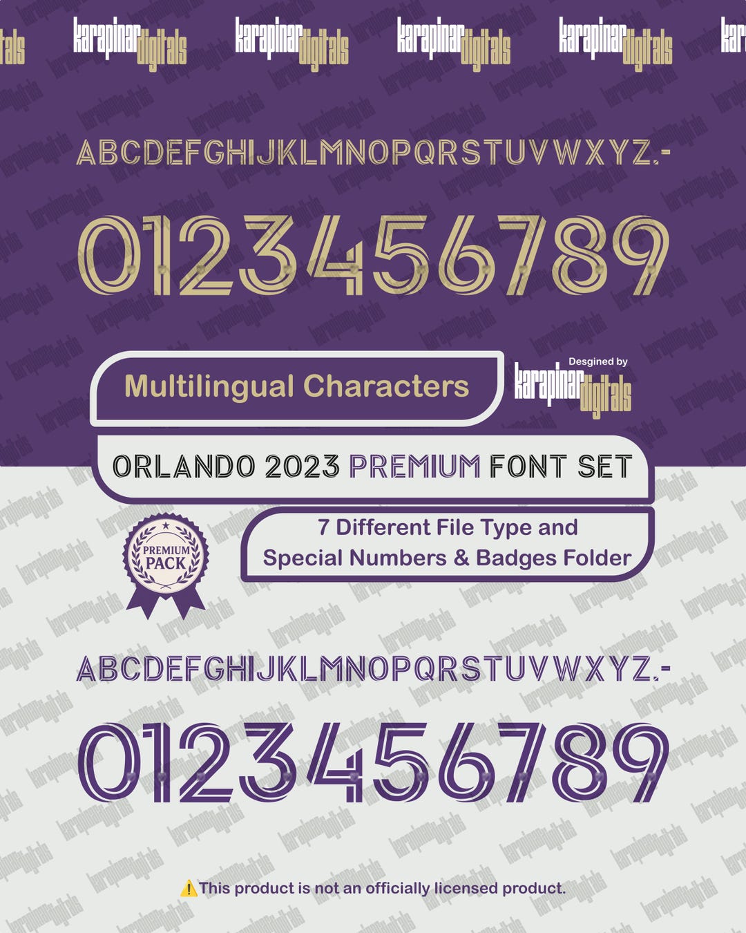 Font Vector MLS Orlando 2023 Digital Download AI, Eps, Svg, Png, Otf ...