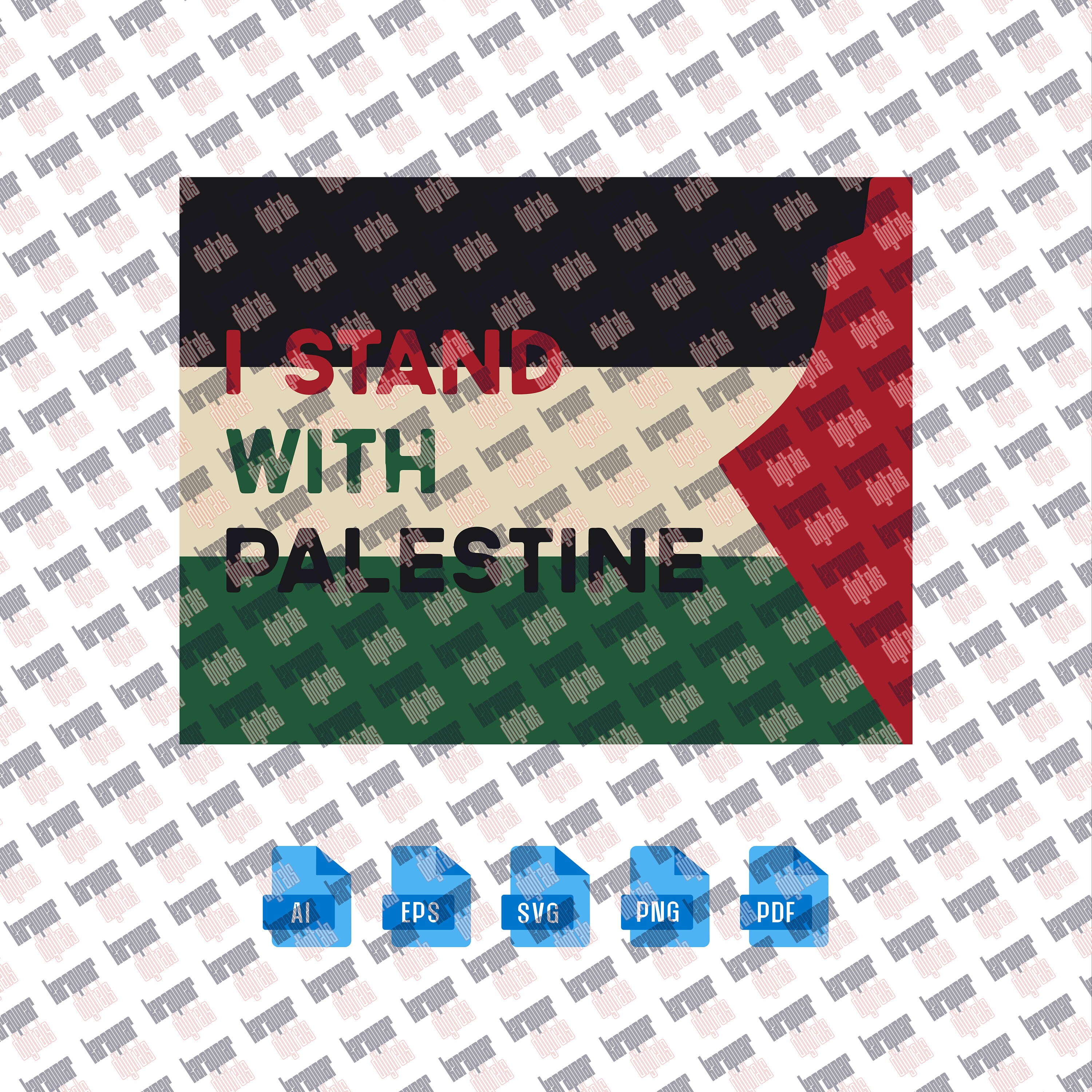 Palestine Vector Bundle / Free Palestine / Palestinian Lives Matter / I ...