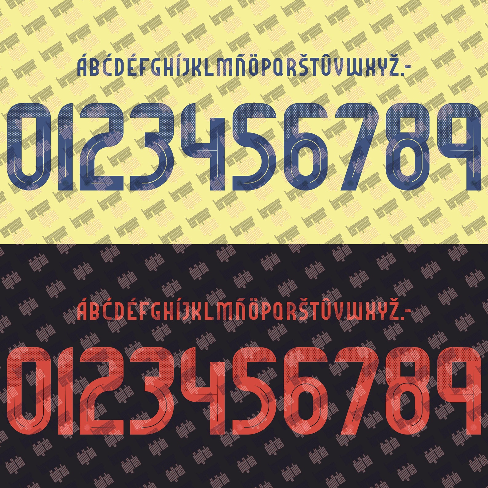 Font Vector Colombia 2024 Copa America Font AI, Eps, Svg, Png, Pdf, Otf ...