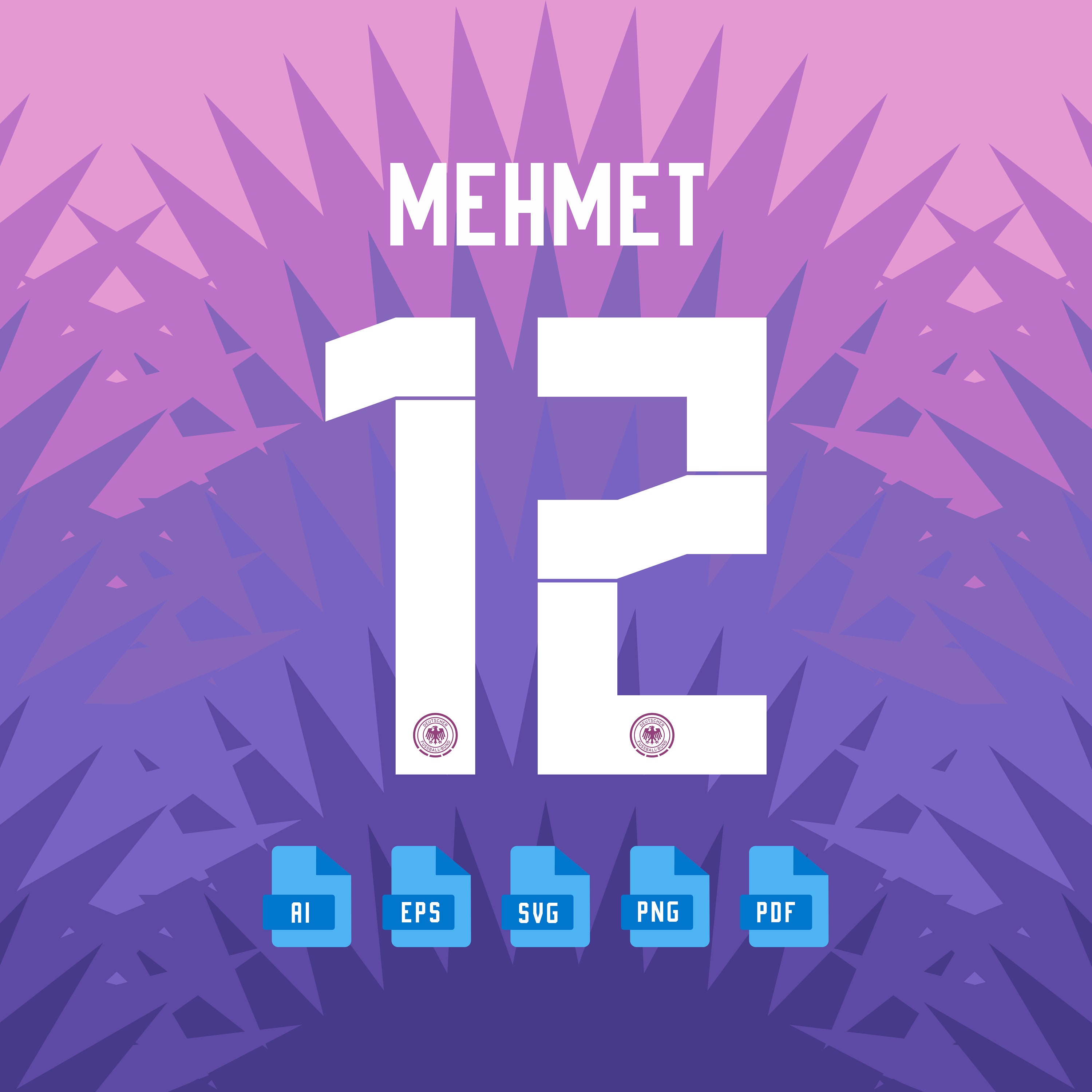 Germany 2024 Font Vector Set | Svg, AI, Eps, Pdf, Png, Otf, Ttf ...