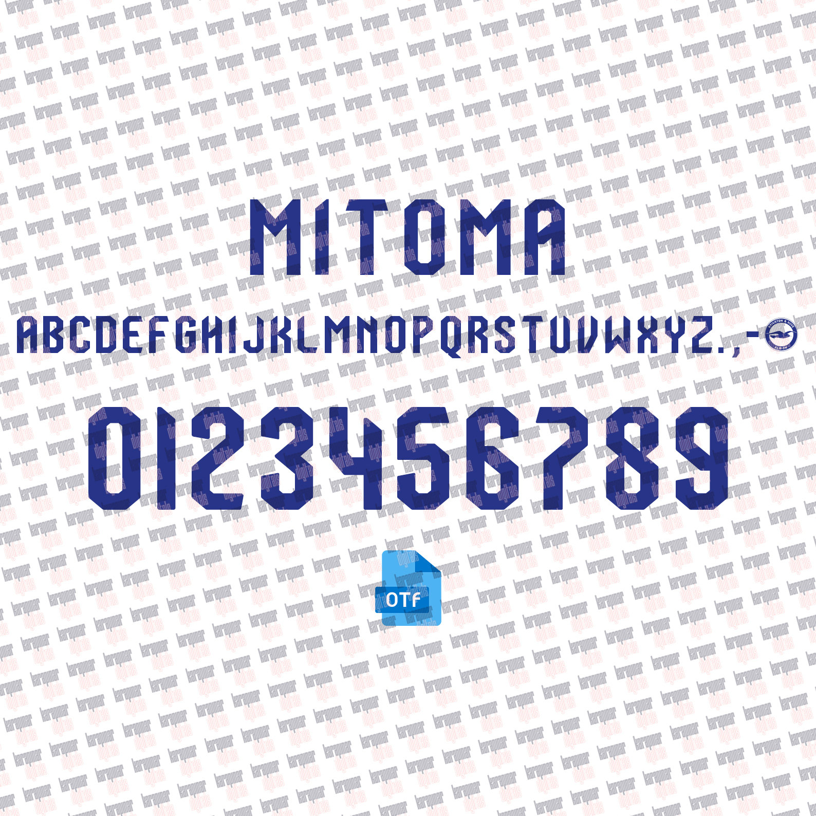Brighton 2024 Font Digital Download / Brighton Mitoma Shirt Name ...