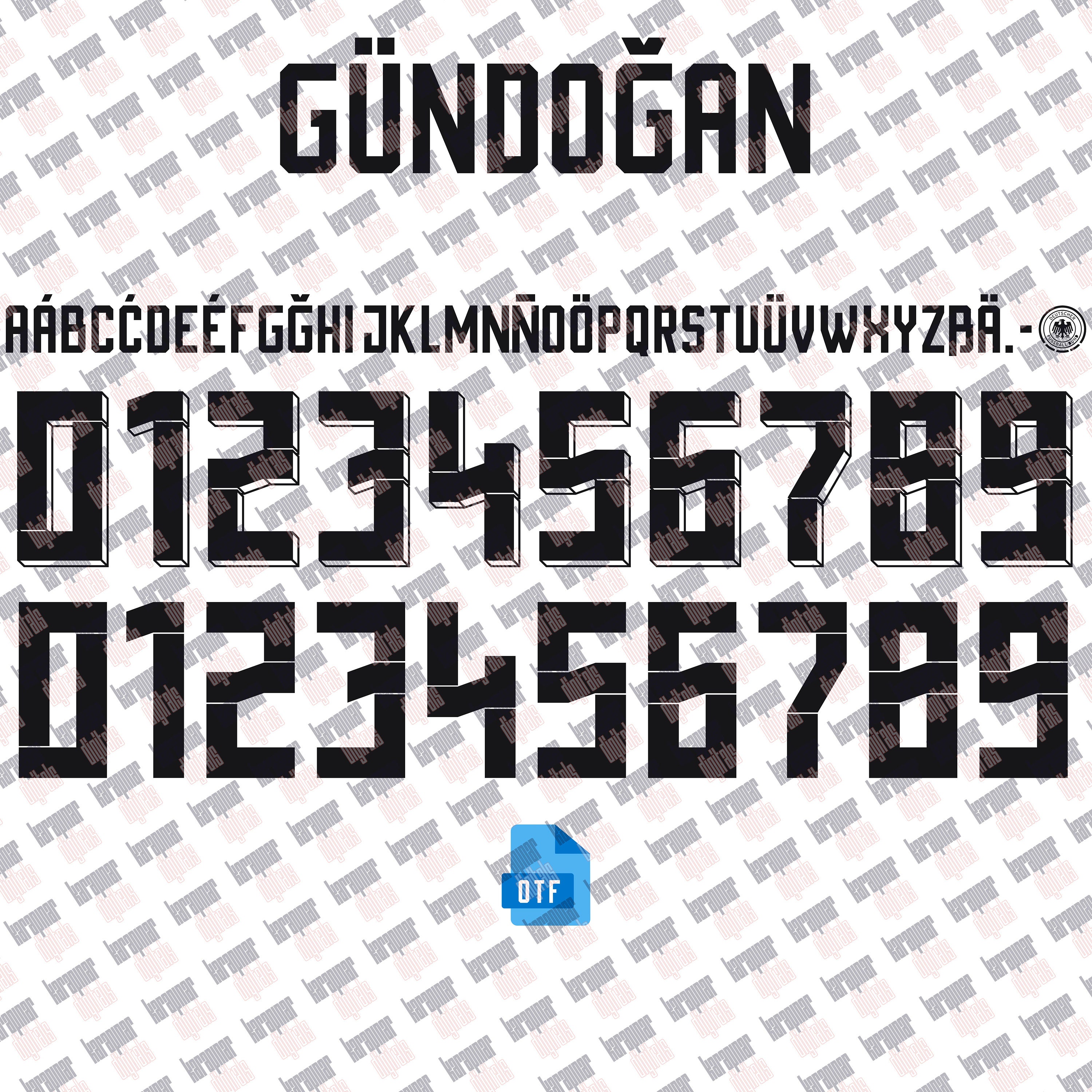 Font Vector Germany 2024 Font AI, Eps, Svg, Png, Pdf, Otf / Germany ...