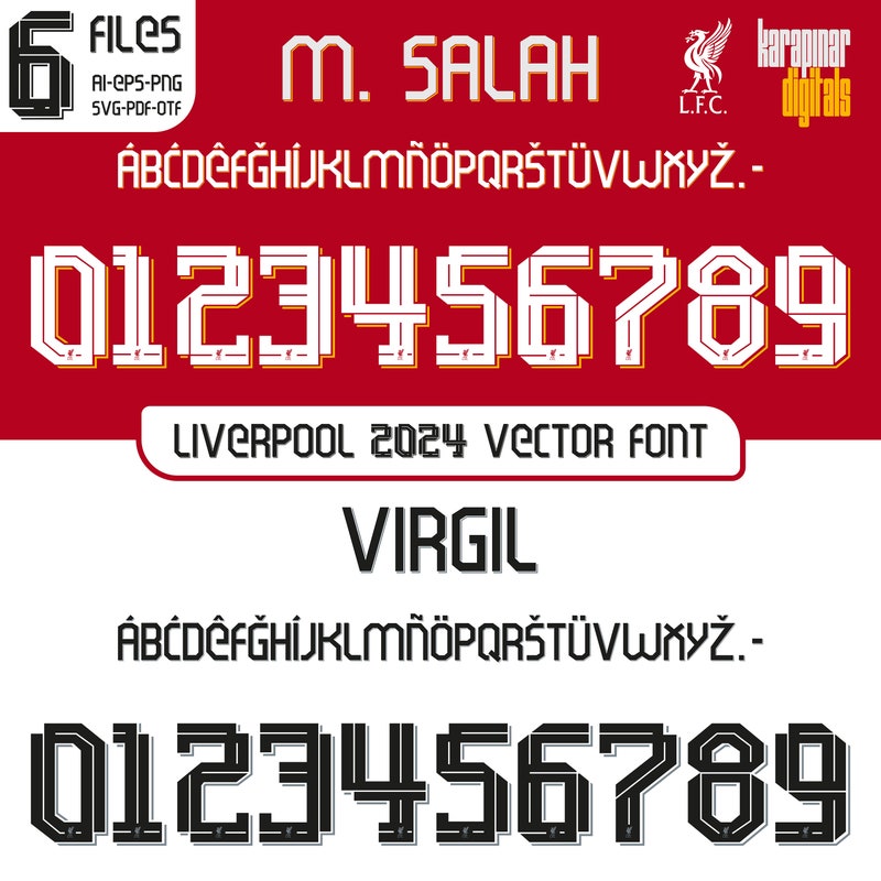 Premier League Font - Etsy
