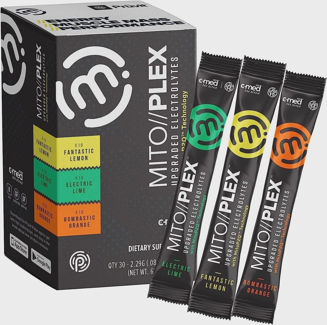PRUVIT MITO//PLEX Electrolytes | Vitamin & Mineral Supplement - 30 Pack ...