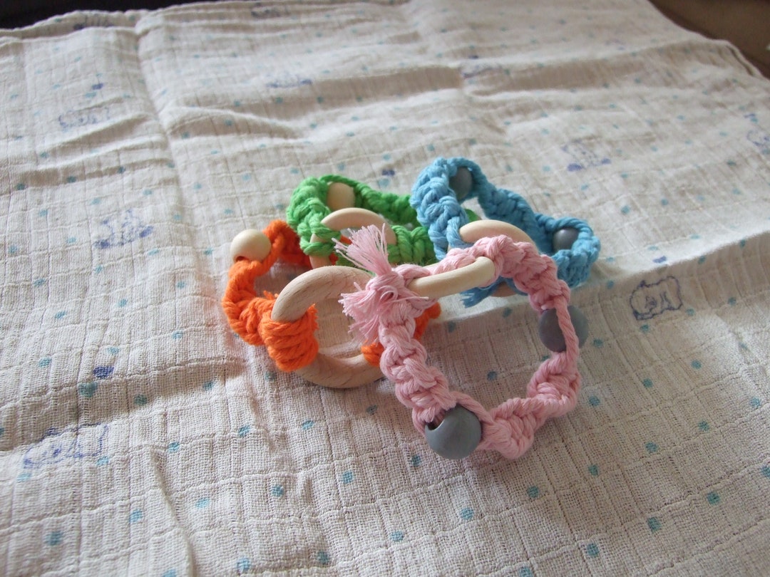 Baby Grip Ring Made With Macrame Technique - Etsy