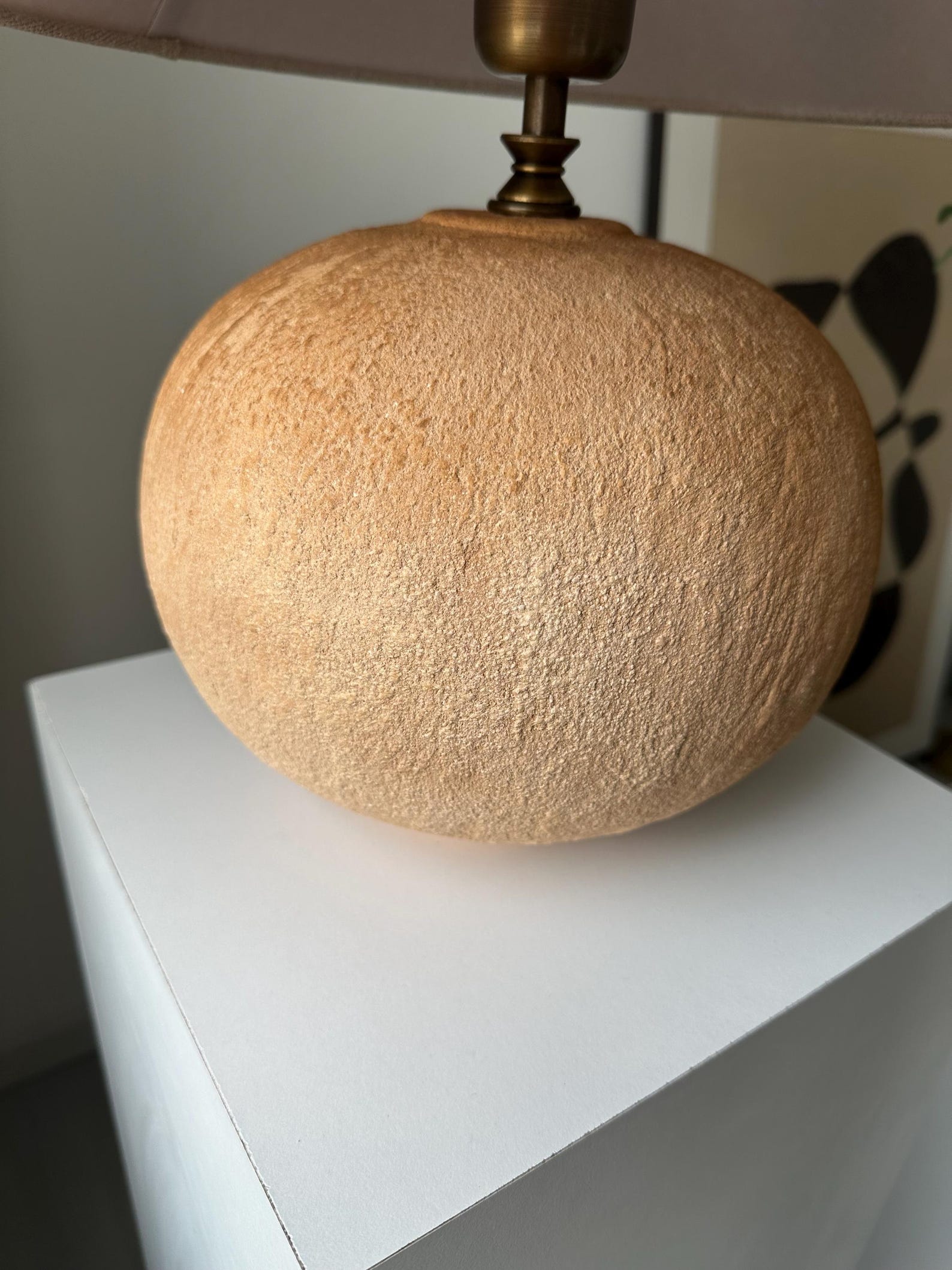 Earthy Terracotta Ceramic Table Lamp - Earthenware Terracotta Lighting ...