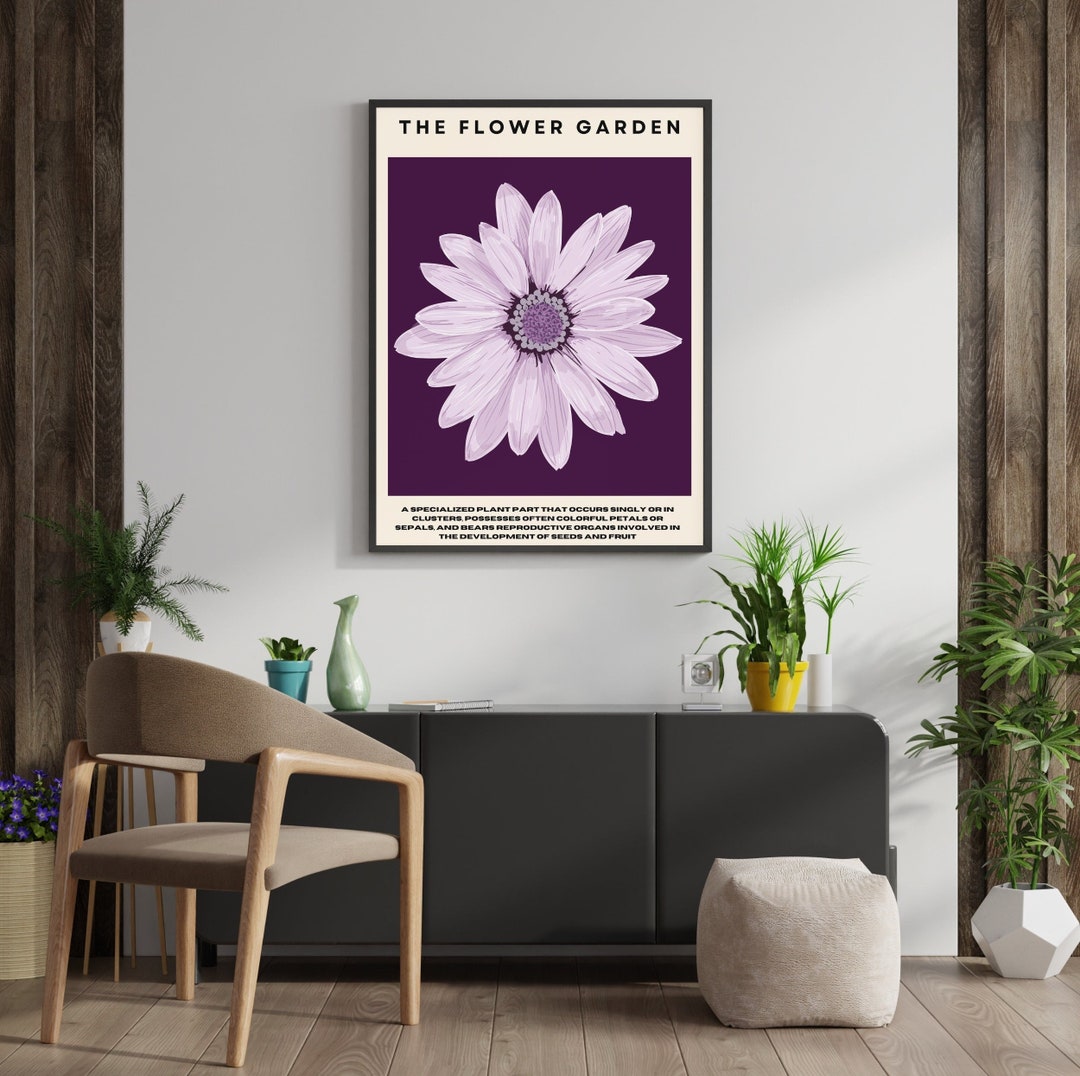 The Flower Garden Poster, Flower Market Prints, Digital Download ...