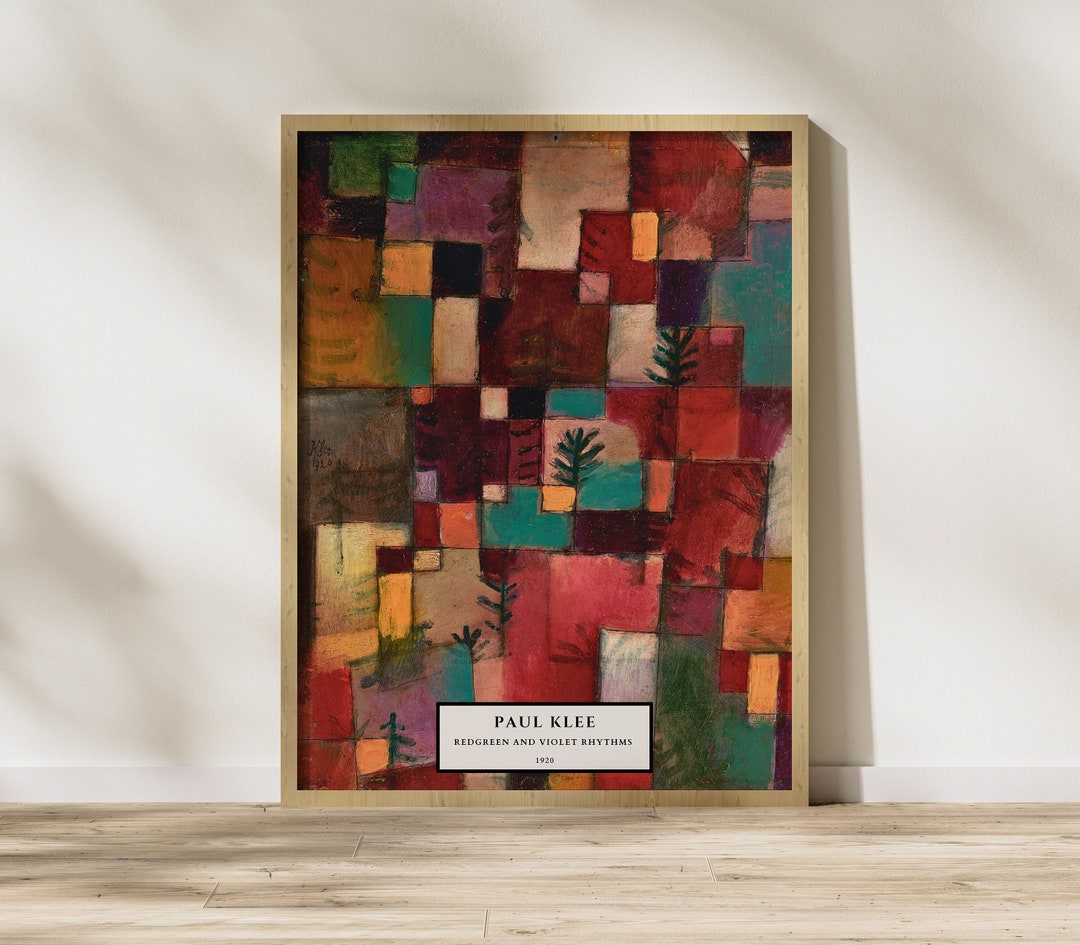 Paul Klee Poster - Home Decor Printable Wall Art - Exhibition Poster ...