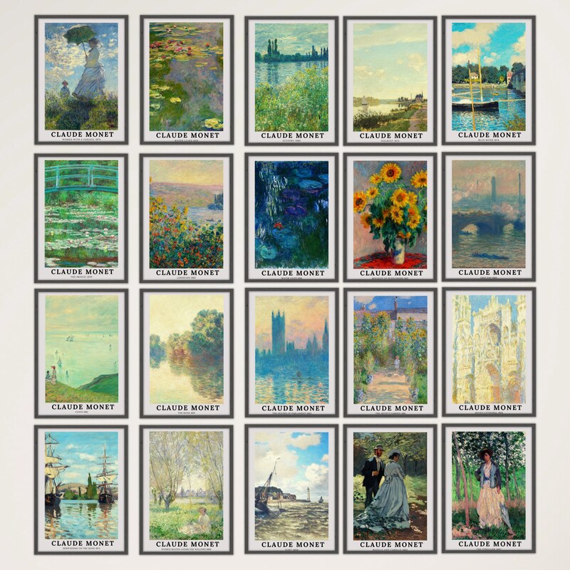 Monet Print - Etsy