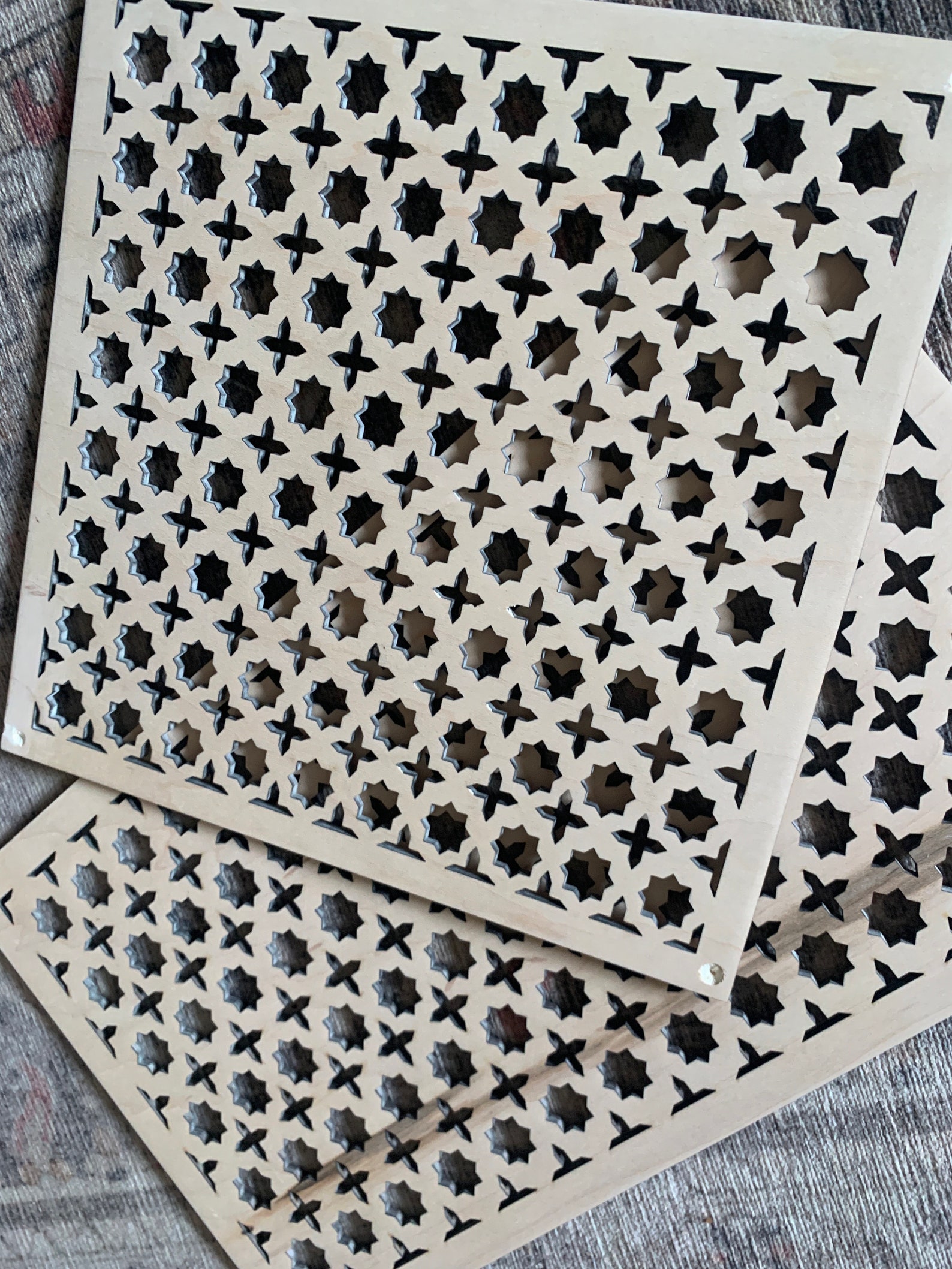 Modern Wood Air Return Vent Cover Style 1 - Etsy