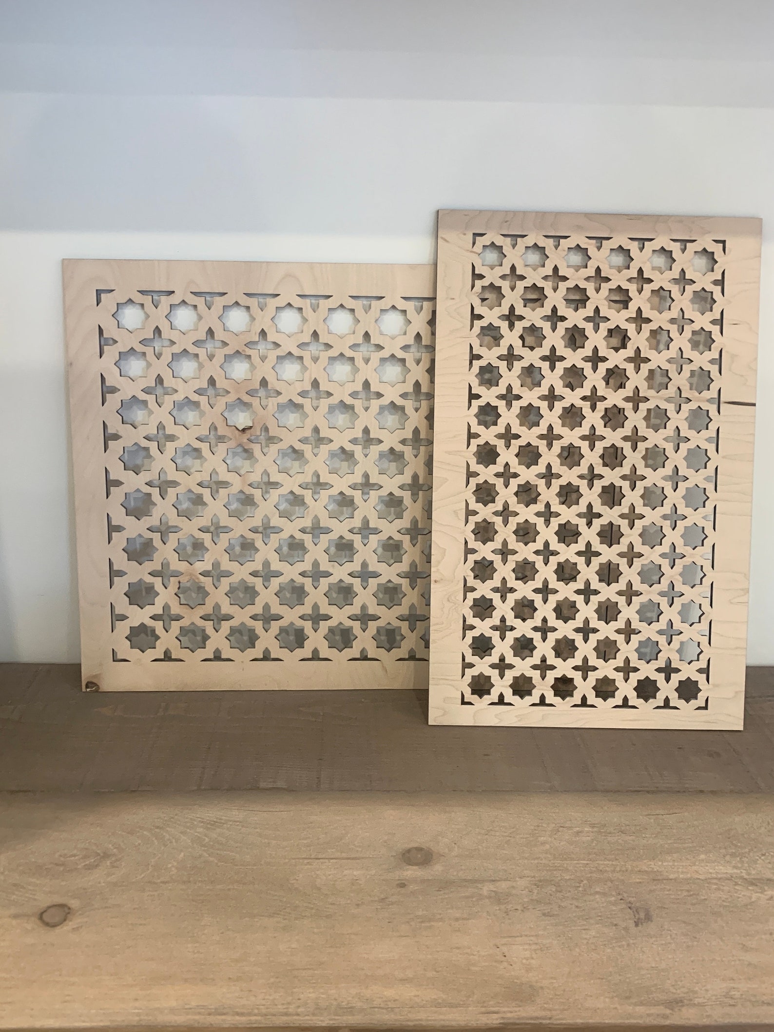 Modern Wood Air Return Vent Cover Style 1 - Etsy