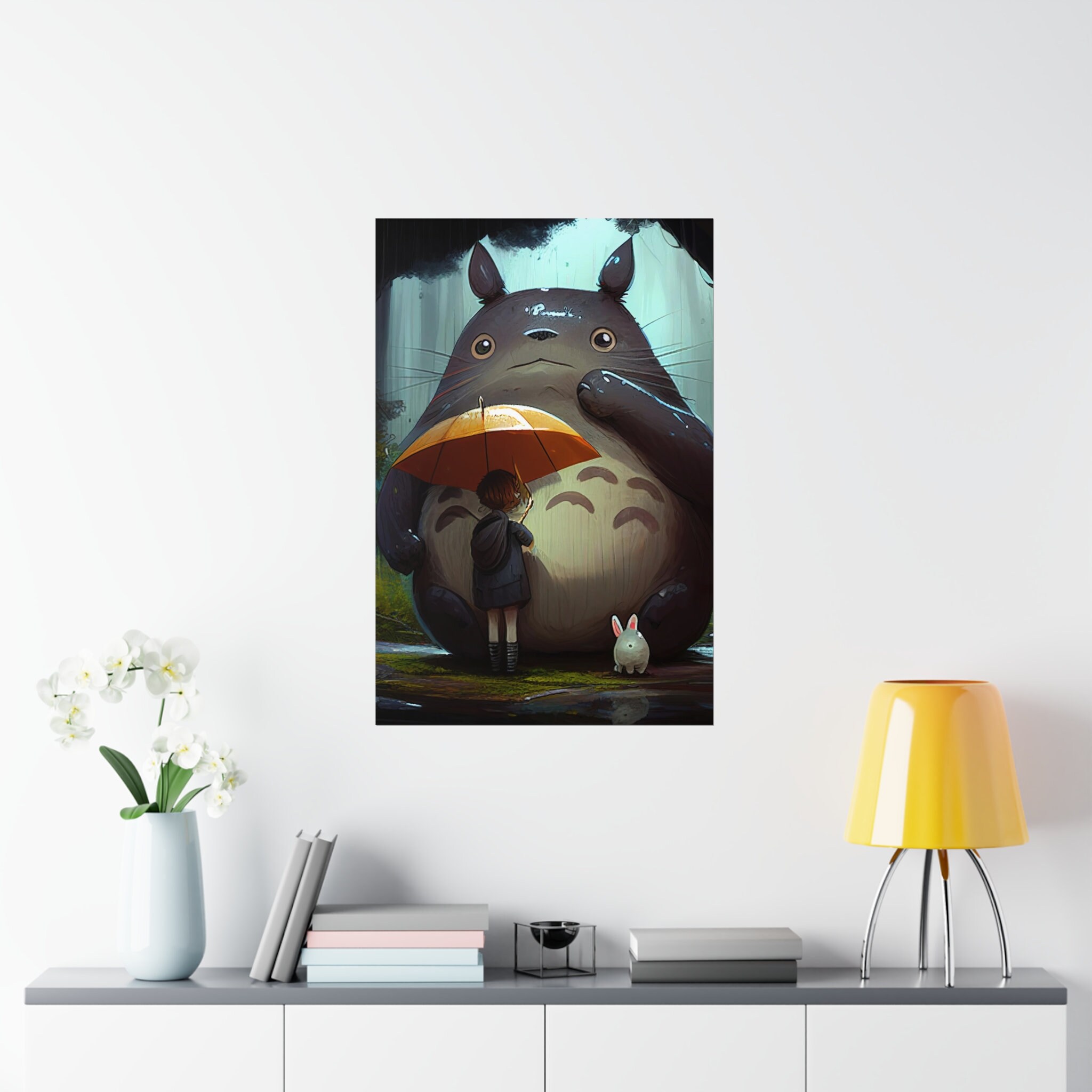 DIGITAL DOWNLOAD Ghibli Poster, Totoro Ukiyo E Art - Etsy