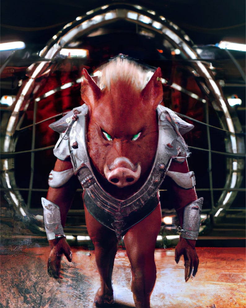 Razorback Warrior Fan Art Printable Digital Download - Etsy