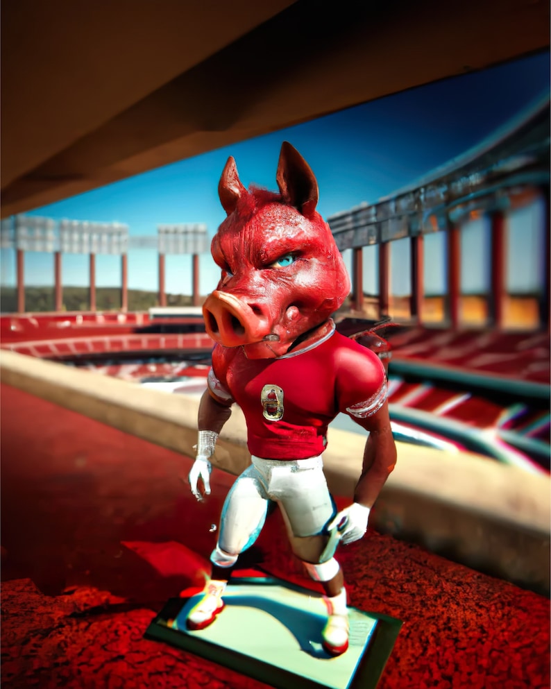 Razorback Mascot Fan Art Printable Digital Download - Etsy