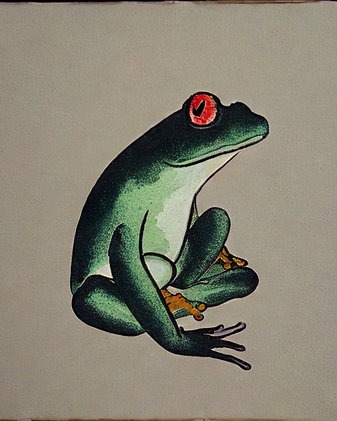 Japanese Frog in Ukiyo-e Style: Printable Digital Download, Digital ...