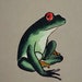 Japanese Frog in Ukiyo-e Style: Printable Digital Download, Digital ...